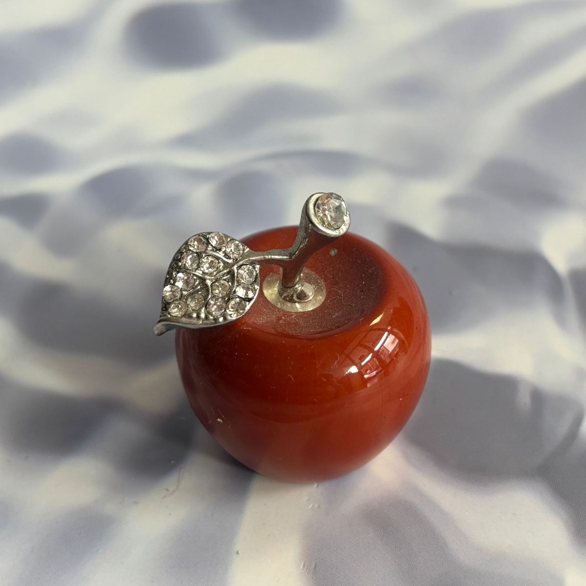 Red Jasper Mini Apple Carving - Oracle of Crystals Melbourne